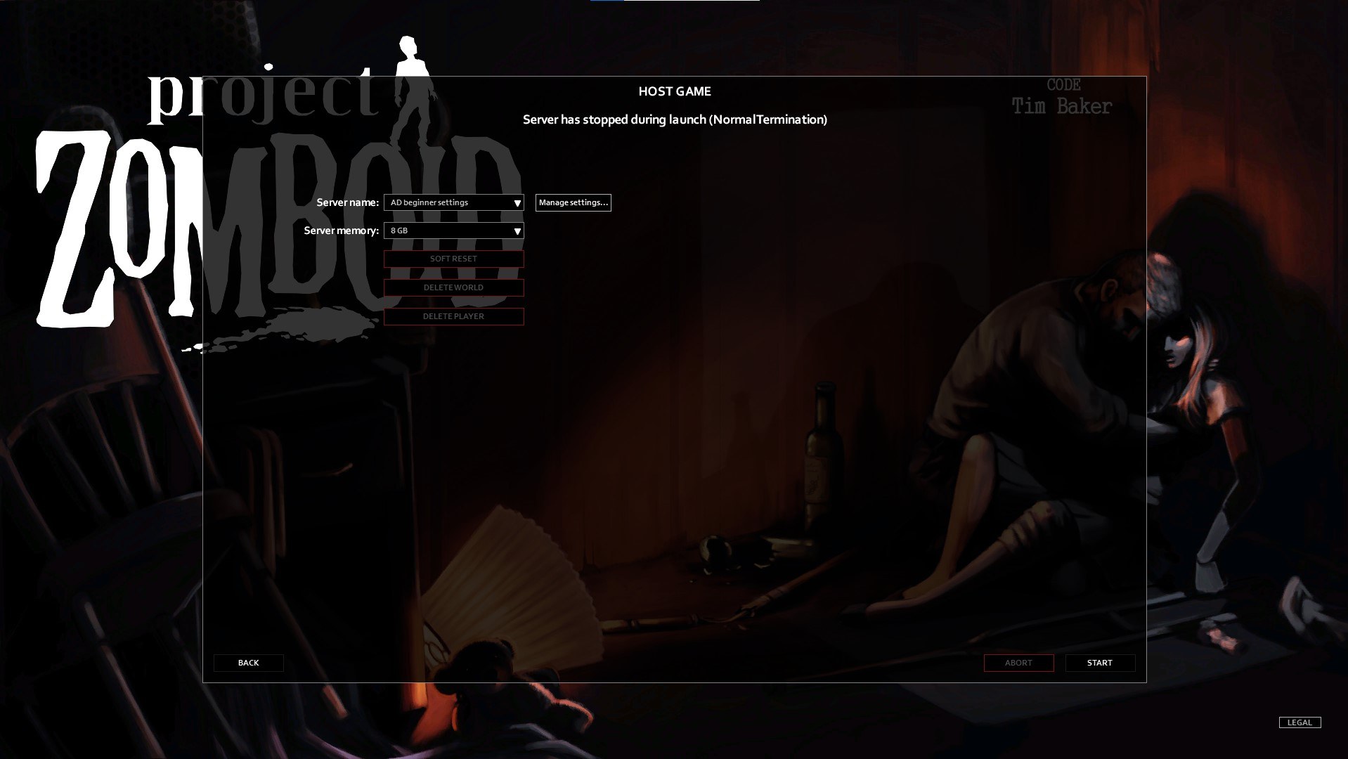 Game keeps crashing on server startup - PZ Support - The Indie Stone Forums