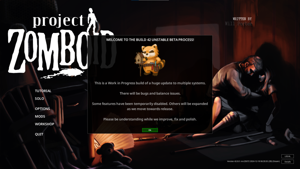 Main menu art wont update - PZ Support - The Indie Stone Forums