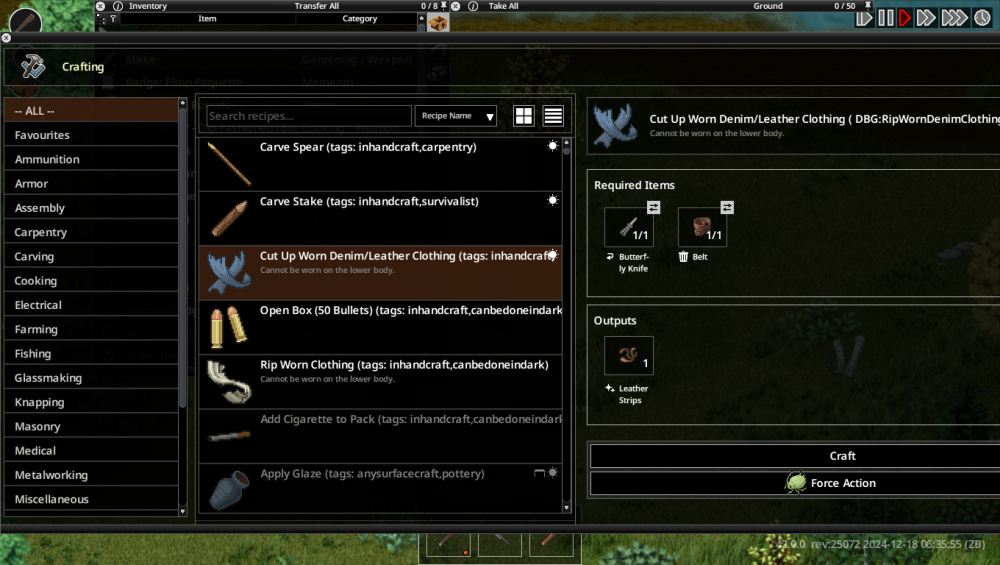 [42.0.0] [rev:25057] Crafting UI too wide to see on low resolution ...