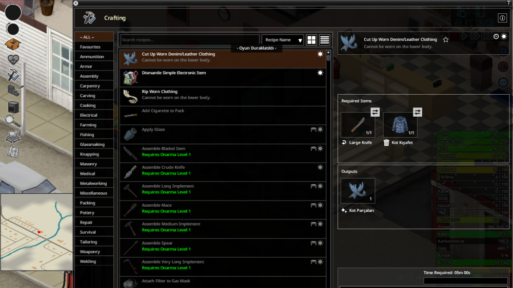 [Build 42] Crafting Menu Issue - Bug Reports - The Indie Stone Forums