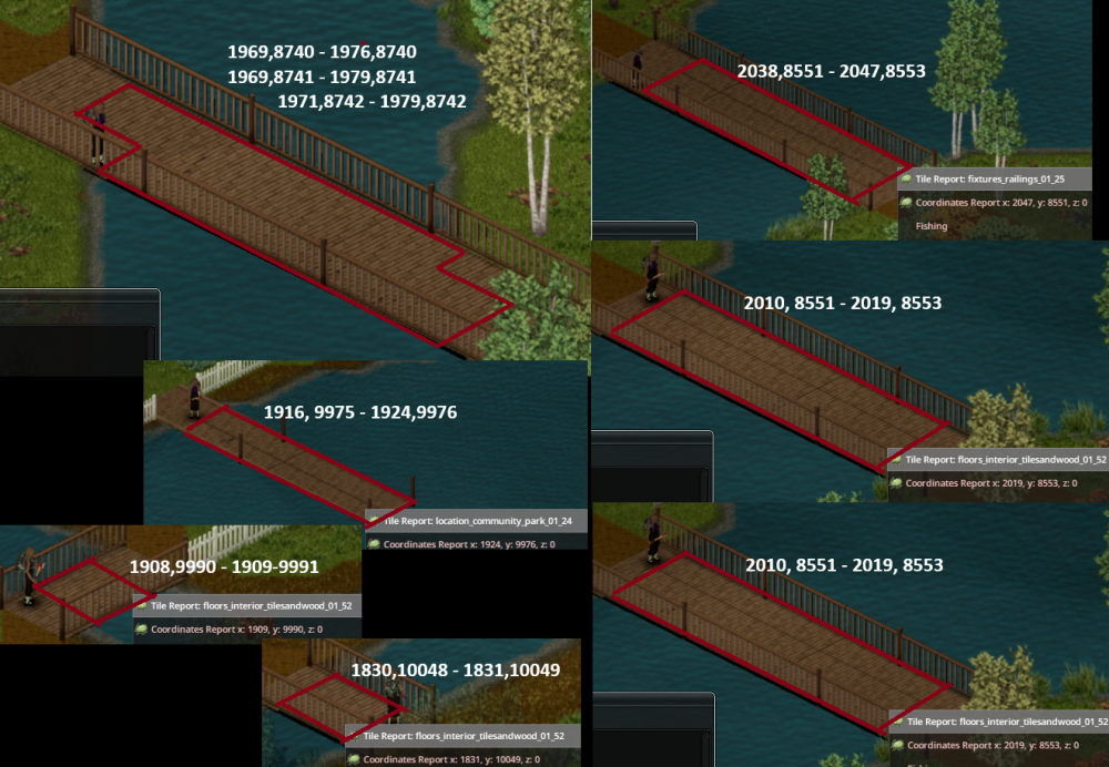[42.8.1] List of 220+ unwalkable tiles, such as piers, bridges and ...