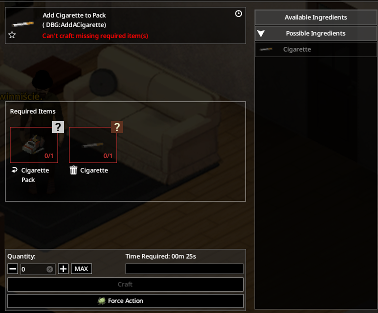 Crafting UI. - PZ Suggestions - The Indie Stone Forums