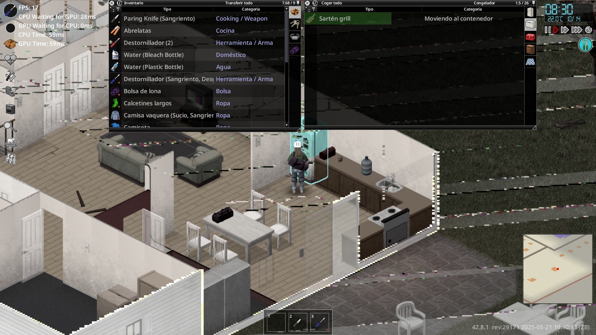 [42.8.1] [rev:29171] visual bug - PZ Support - The Indie Stone Forums