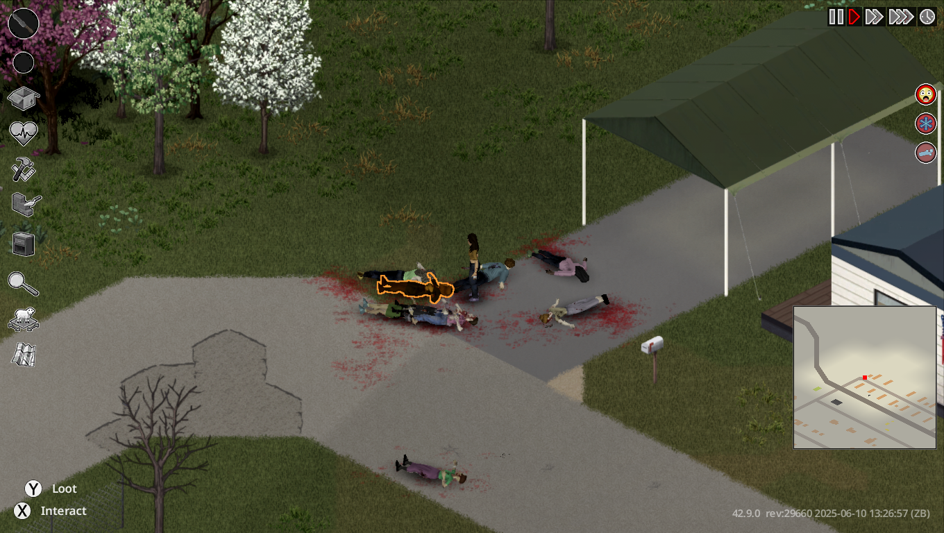 [42.9.0] [rev:29660] Main menu error and non-lootable dead zombies ...