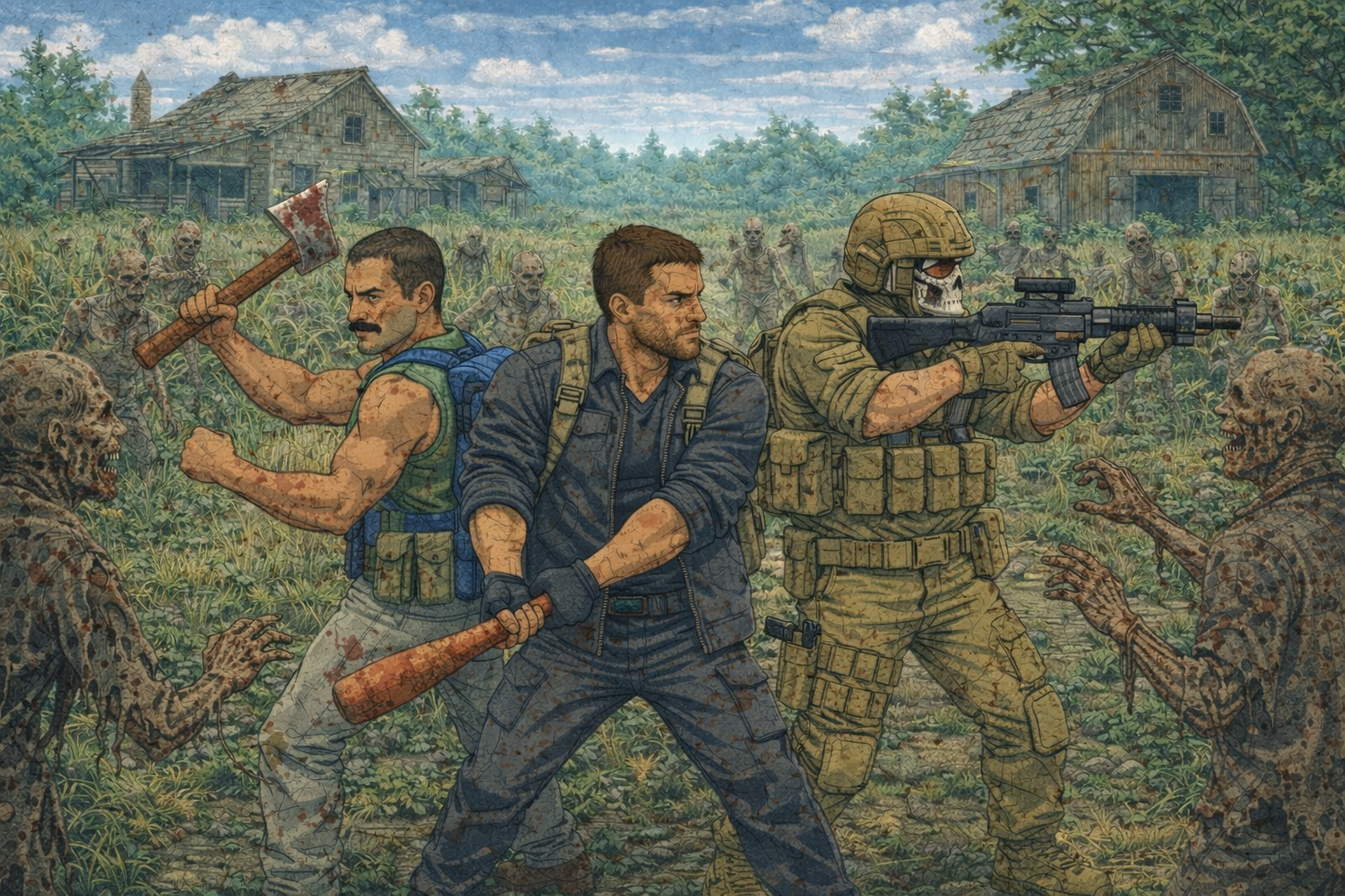 Project Zomboid promotion posters - PZ Fan Art - The Indie Stone Forums