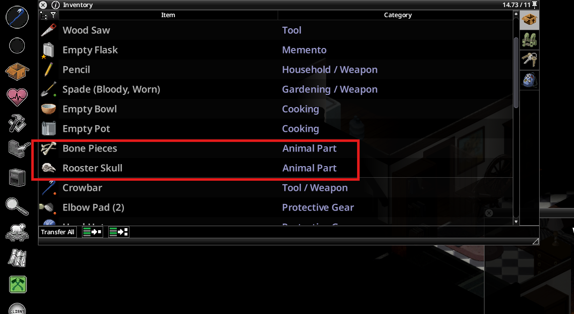 [42.13.1] Leghorn Cockerel Skeleton Re-Appears In Inventory When Re ...