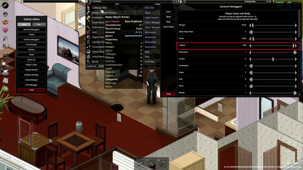 [42.13.2] Caffeine Pills resets fatigue to zero. - Bug Reports - The ...